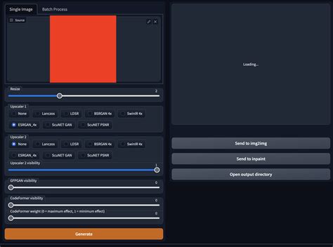 Extras Upscaling Does Not Work Issue AUTOMATIC Stable Diffusion Webui GitHub