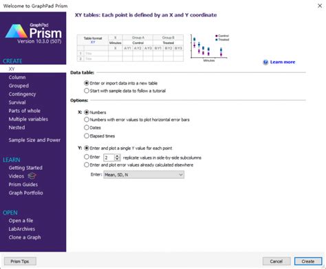 Graphpad Prism使用技巧 Graphpad Prism使用教程 Graphpad
