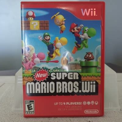 Super Mario Bros Wii Nintendo Wii 2009 Cib Tested Working