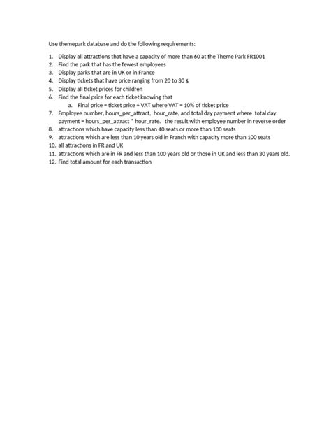 Additional Exercise Basic And Advanced Select Statements 1 Pdf