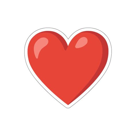 Heart Emoji Sticker Heart Sticker Fun Sticker Decorations Fun