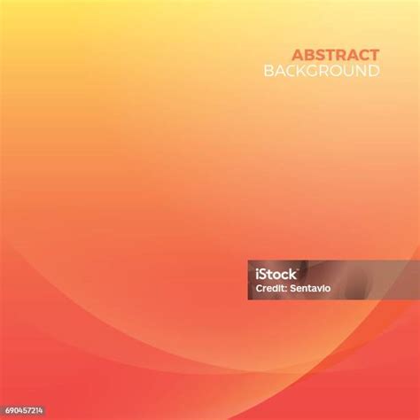 텍스트를 입력 빈 Copyspace와 오렌지 세련 된 추상적인 벡터 배경 흐림 효과를 적용 한 곡선 곡선 곡선에 대한 스톡 벡터 아트 및 기타 이미지 Istock