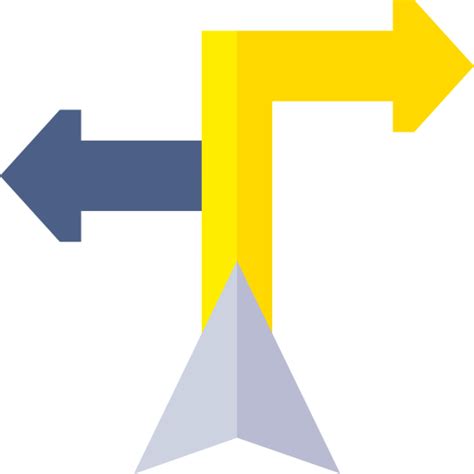 Direction Basic Straight Flat Icon