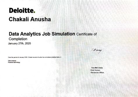 🎉 Excited To Share That I Have Successfully Completed The Data Analytics Job Simulation With