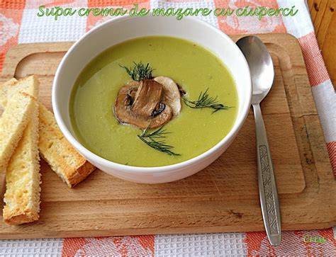Pea Cream Soup With Mushrooms Soups Yum Recipes