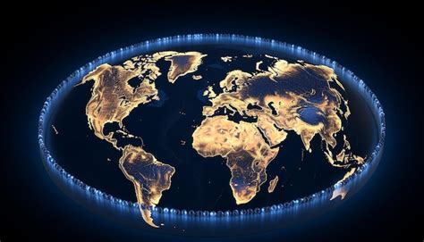Premium Photo A Map Showing The Geographical Distribution Of The World