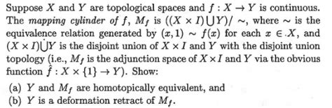 Solved Suppose X And Y Are Topological Spaces And F X Y Chegg