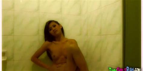 Asian Girl Inserts Cucumber In Her Pussy