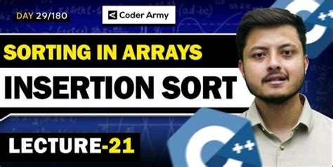 Alok On Linkedin 180daysofcodechallenge 180daysofcodechallenge Insertionsort