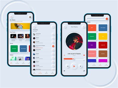 Neumorphic Music Player App Mobile Ui Design By Glory Chukwuka On