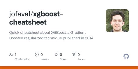 Github Jofavalxgboost Cheatsheet Quick Cheatsheet About Xgboost A