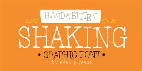 Shaking Font Webfont And Desktop Myfonts