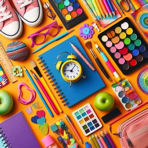Back To School Essentials Premium Ai Generated Image