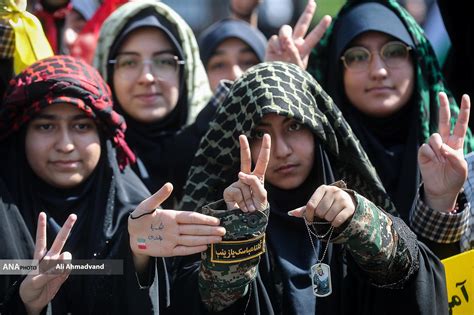 تجمع دانش آموزان در محکومیت ترور سید حسن نصرالله خبرگزاری آنا