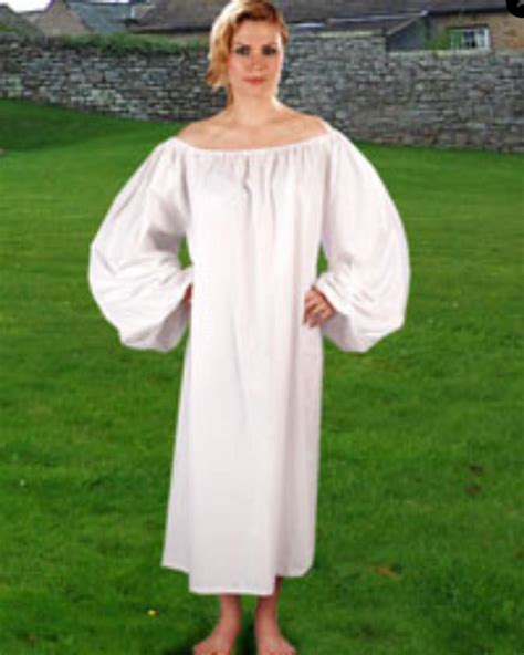 Classic Chemise Medieval Slip Drawstring Renaissance Chemise