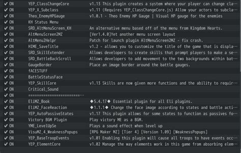 Issue With Yanflys Subclass Plugin Rpg Maker Forums