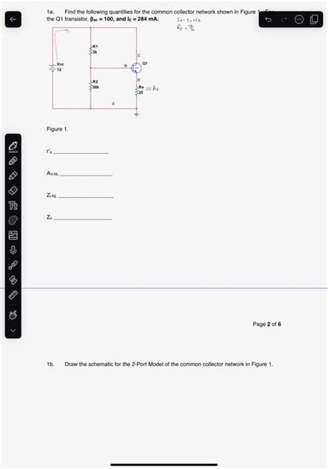 Solved 5a Given The Current Mrror Shown In Figure 4 Where