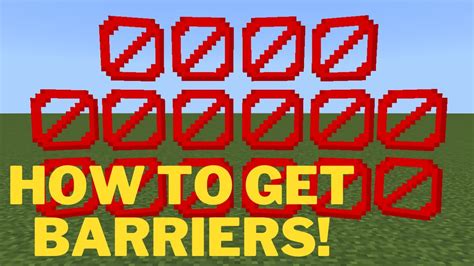 Different Types Of Barrier Blocks In Minecraft At Eva Dolling Blog