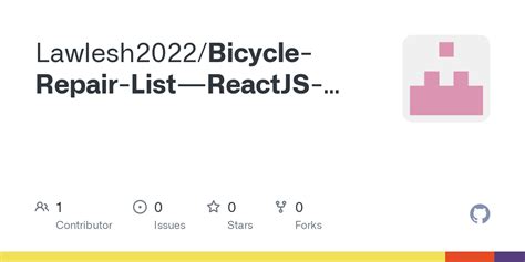 Github Lawlesh2022bicycle Repair List Reactjs React State Events