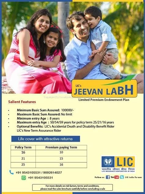 Lic Jeevan Labh 836 And New Jeevan Anand 815 Artofit