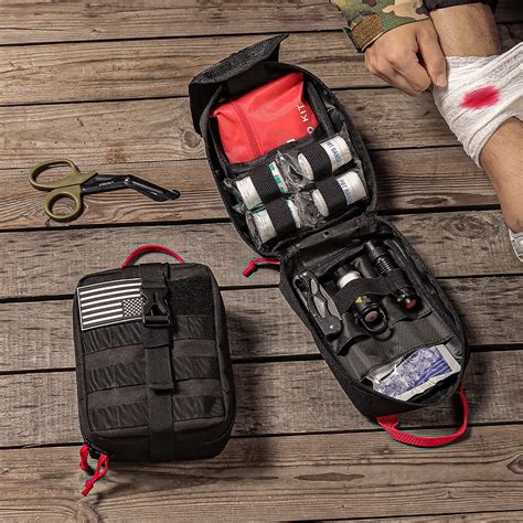 戶外急救醫療包戰術多功能急救包收納包運動腰包登山救生包手提包 蝦皮購物