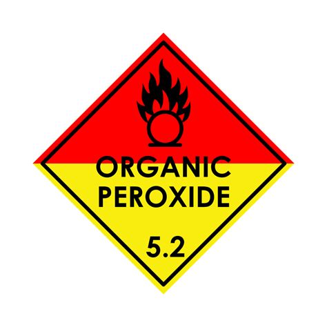 Organic Peroxide Hazardous Material Icon Download On Iconfinder