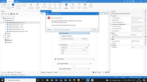 How To Call A Hsqldb Stored Procedure In Execute Query Activity
