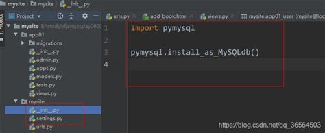 Python Django Django使用mysql数据库 And Orm版增删改查python Django Mysql 登录 增删改查