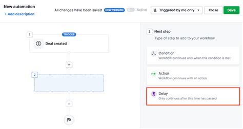 automations delay feature knowledge base pipedrive