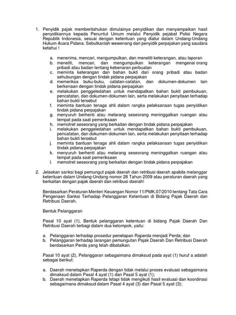 Tugas Lab Pajak Daerah Dan Retribusi Daerah Sesi 8 Pdf