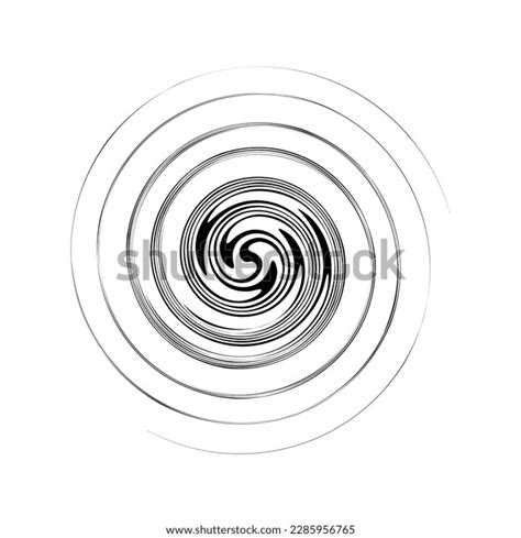 Abstract Spiral Sketch Vector Illustration Stock Vector Royalty Free