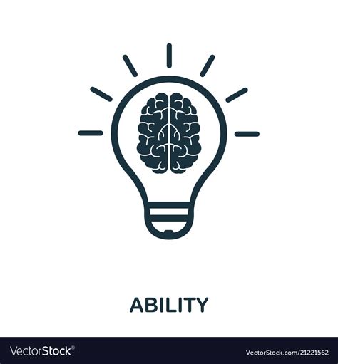 Ability Icon Line Style Icon Design Ui Royalty Free Vector