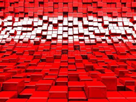 abstract red cube blocks wall background stock illustration illustration of form glossy 85546936