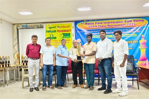 Haridev Clear First At 1st Battle Field Rating Open 2025 Chessbase India