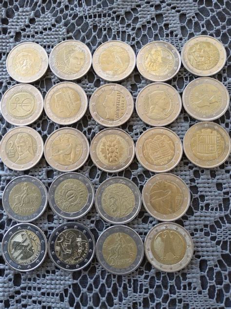 Piece 2 Euros Rares Collections Pièce 1 Euros Collection Lots Pieces Collectio Eur 3 000 00
