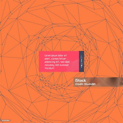격자 구조입니다 과학 또는 기술 배경 3 차원 격자 표면입니다 추상적인 벡터 일러스트입니다 0명에 대한 스톡 벡터 아트 및 기타 이미지 Istock