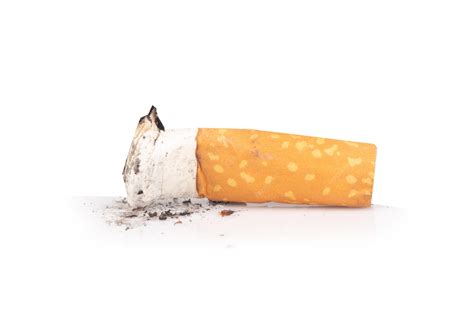 Premium Photo Cigarette Butts Isolated On White Background