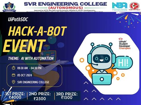 Shafiya Khathu Pathan On Linkedin Uipath Automation Hackabot