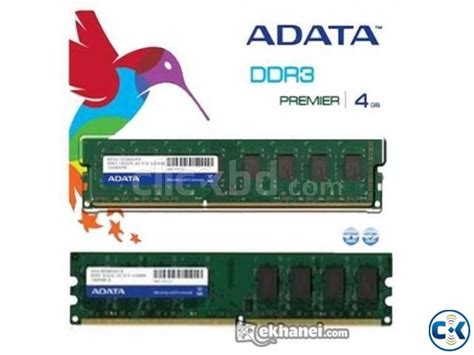 Adata Ddr3 4gb 1600mhz Ram Clickbd