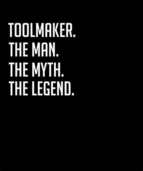 Toolmaker The Man The Myth The Legend Funny Secret Santa Digital