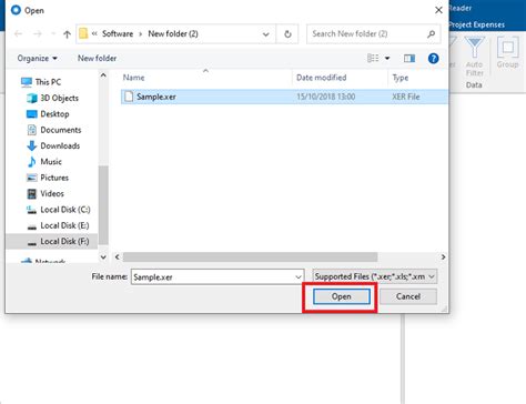 How To Open Xer File With Or Without Primavera Application