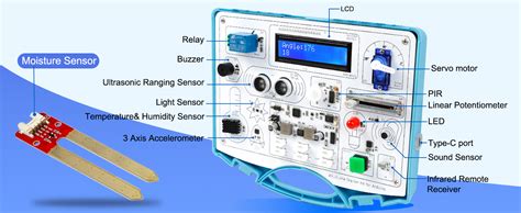 All In One Starter Common Board Kit For Arduino With 15 Sensors And 21 Lessons
