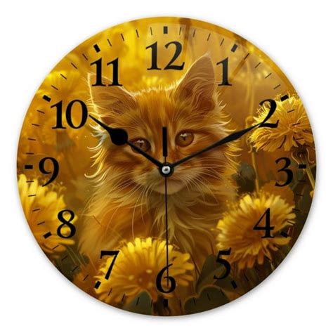 Battery Operated Analog Wall Clocks Non Ticking Silent Modern Clock