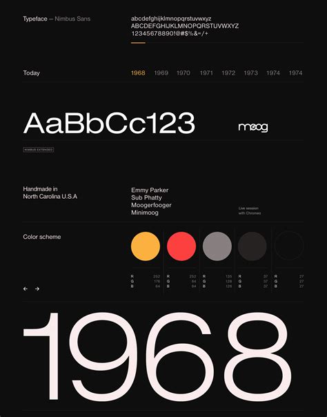 Moog Website 2018 Behance