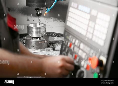Cnc Milling Numerically Controlled Metalworking Machine Makes High