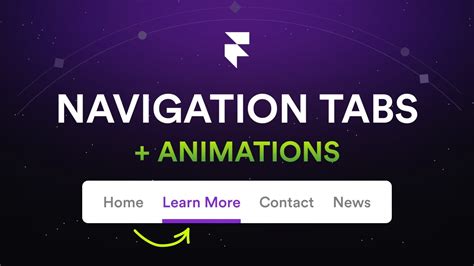 Framer How To Create Fixed Navigation With Tab Animation Easy Youtube