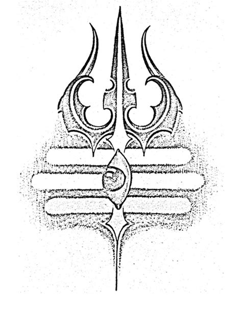 Trishul Stencil Line Art Tattoos Om Tattoo Design Trishul Tattoo Designs