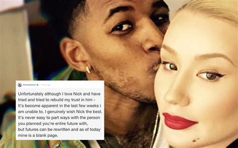 Iggy Azalea Cant Trust Nick Young No Mo Calls It Quits With Insta Post