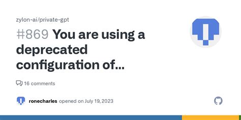 You Are Using A Deprecated Configuration Of Chroma · Issue 869