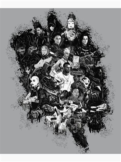 Mass Effect Poster For Sale By Humblesprite Redbubble